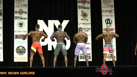 2019 Ifbb Ny Pro Mens Physique Final Comparison And Awards Presentation