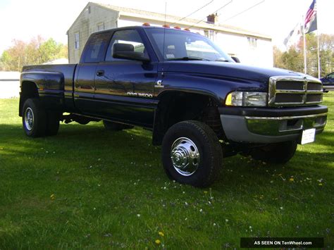 2001 Dodge Ram 3500 Dually Quad Cab 5 9l Cummins Diesel 4x4 6spd