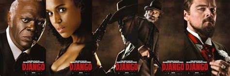 django unchained character posters starring jamie foxx and christoph waltz