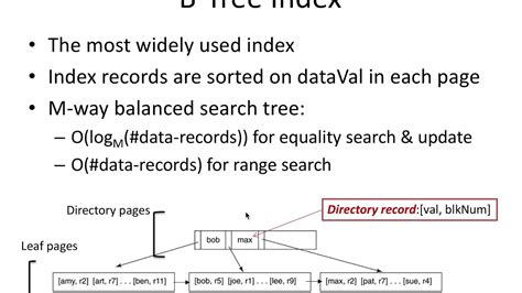 b tree indexing youtube