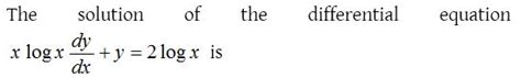 Solution Of First Order Linear Differential Equations Cbse Library