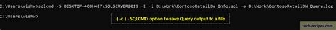 execute sql files using sqlcmd