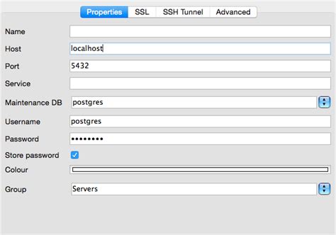 postgresql with docker on os x example