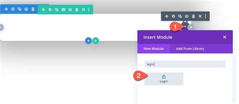 how to create a popup login form with login logout buttons in divi