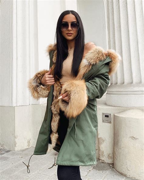 100 Real Fur Parka Maya Real Fur Parkas For Women Aria Moda