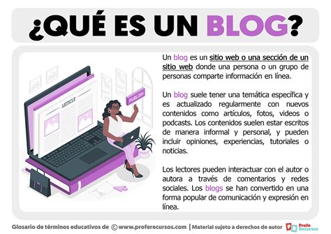 Qué Es Un Blog Definición De Blog