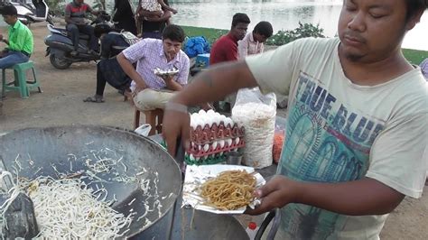 Hyderabadi Chinese Egg Noodles Street Food Loves You Youtube
