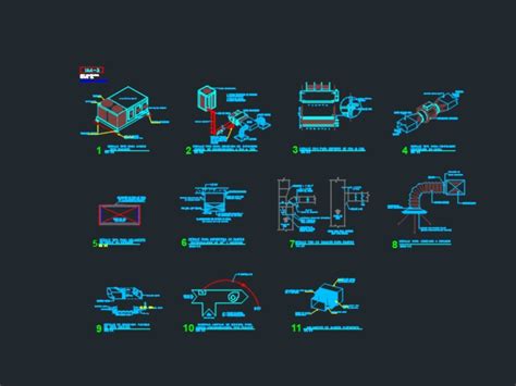 Detalhes Do Ar Condicionado Em Autocad Cad 228 91 Kb Bibliocad
