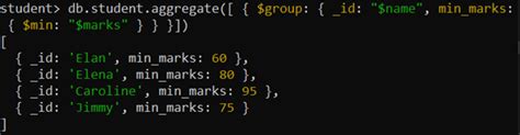 mongodb group aggregation usage with examples spark by {examples}