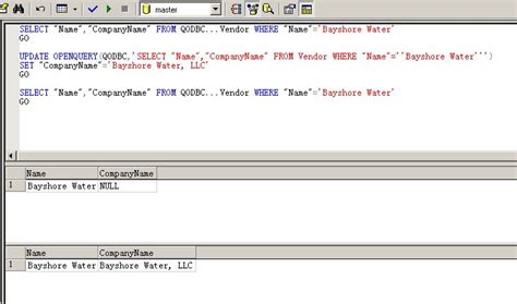 how to write an update query