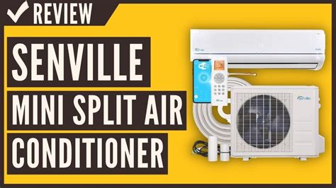 Senville Aura Series Mini Split Air Conditioner Heat Pump 12000 Btu