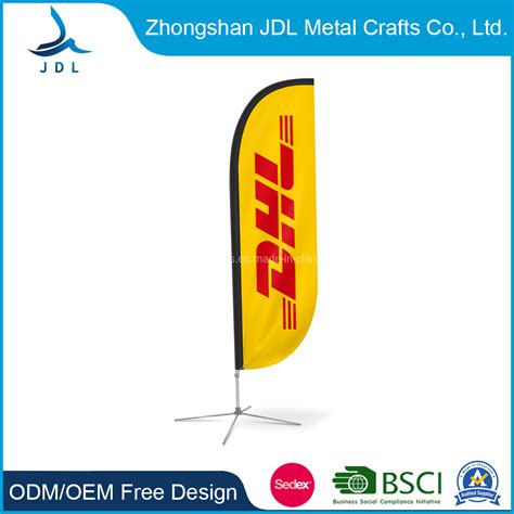 Customed Fiberglass Pole Teardrop Beach Feather Flying Flag New