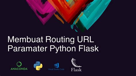 membuat routing url dengan parameter web python flask part 3 youtube