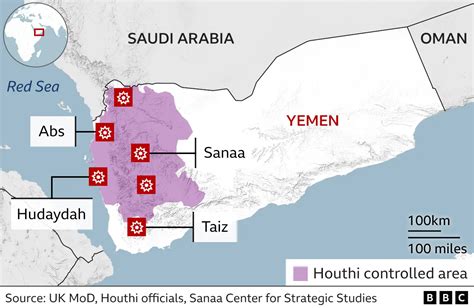 Us And Uk Strikes Target Houthi Rebels In Yemen