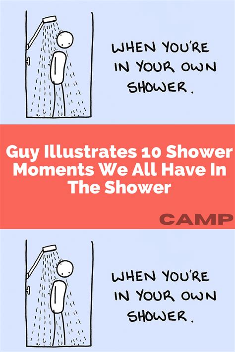 Guy Illustrates 10 Shower Moments We All Have In The Shower Artofit