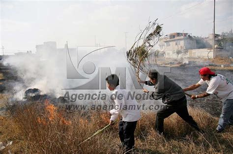 Alertan En Metepec Sobre Riesgo Por Incendio En Pastizales