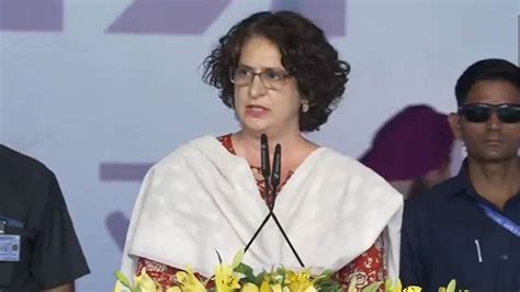 Priyanka Gandhi Announces 5 I N D I A Bloc Demands Including Release