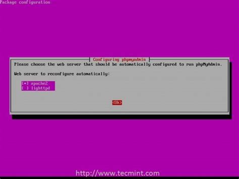 setting up lamp linux apache mysql mariadb php and phpmyadmin in