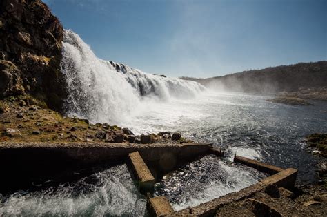 faxi waterfall hit iceland