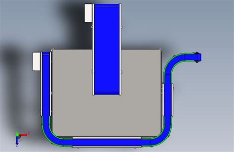 生产线末端输送带 包装 Solidworks 2020 模型图纸下载 懒石网