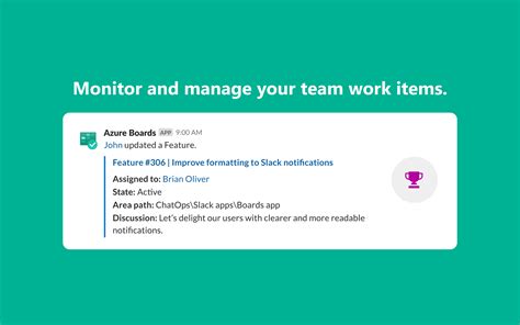azure boards slack app directory