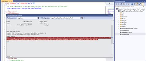 entity framework error unable to update database to match the current