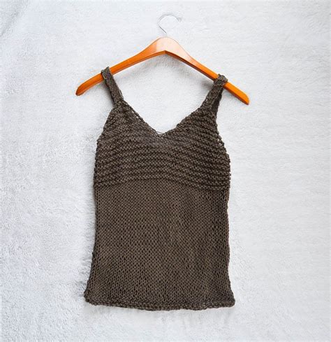 Simple Tank Top Knitting Pattern Allcrafts Free Crafts Update