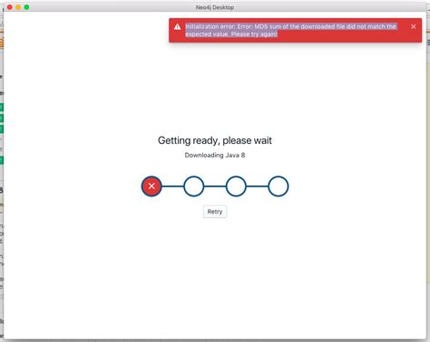 neo4j desktop install error when downloading java 8 on mac stack overflow
