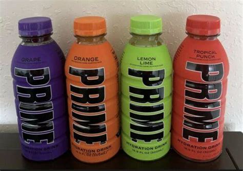 Prime Hydration Drink By Logan Paul X Ksi 4 Flavors 🔴🟠🟢🟣 Fast Free