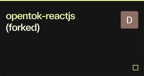 opentok reactjs forked codesandbox
