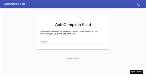 react material ui autocomplete codesandbox