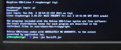using a raspberry pi to deploy oracle java fx applications