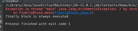 try catch finally java blocks exception handling examples eyehunts