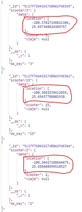 node js mongodb how can i use center in a location
