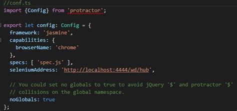 protractor in typescript setup issue stack overflow