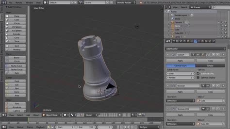 blender tutorial creating a chess piece for 3d printing 3d printing