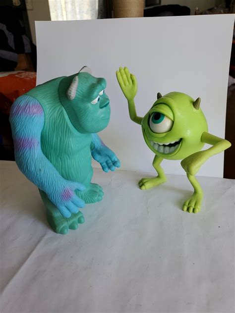 Monsters Inc Sully And Mike Wazowski Mcdonalds Happy Meal Toys Ebay