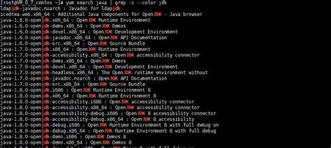 centos 7 yum uninstall jdk install jdk and configure jdk