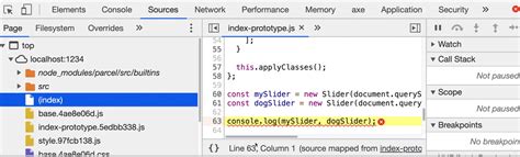 prototype refactor of the slider exercise beginner