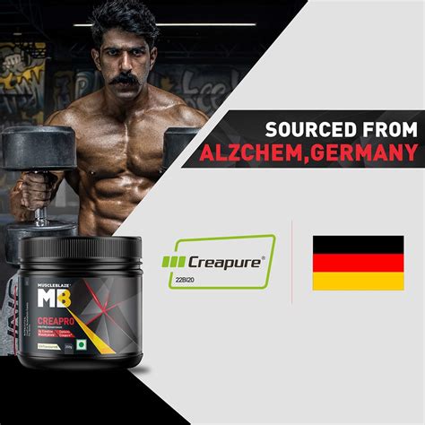 Muscleblaze Creapro Creatine With Creapure Unflavoured 0 55 Lb