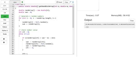 specify the number sum and minimum of arrays to get a