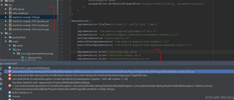 java library works in intellij doesn t but doesn t work in android