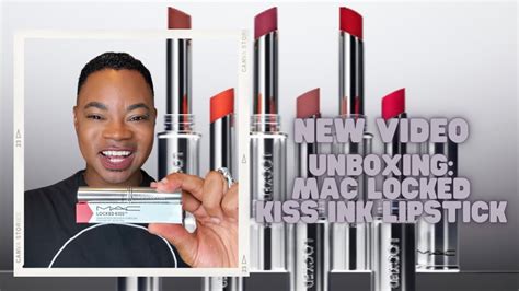 Unboxing Mac Locked Kiss Ink Lipstick My Review And First Look Youtube
