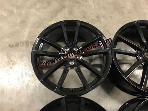 18 Golf R Pretoria Style Alloy Wheels Gloss Black Fits Volkswagen Mk5