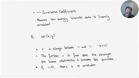 8 4 The Correlation Coefficient Youtube