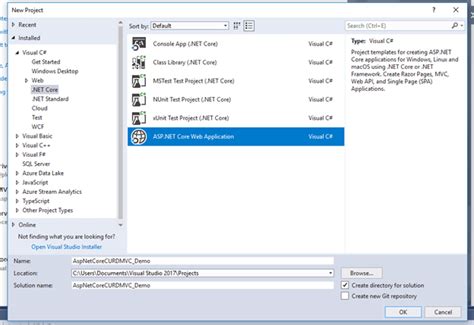 how to insert data to database using model in asp core