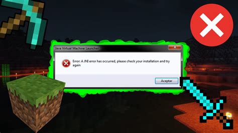 resolver error minecraft 1 8 a jni error has ocurred please check