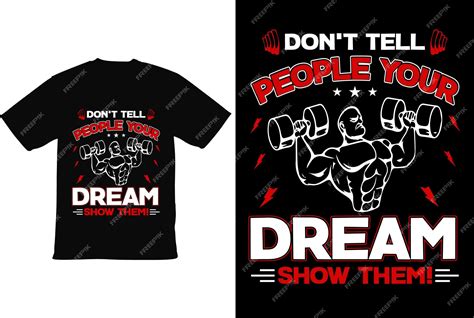 Premium Vector Gym Fitness Workout Tshirt Design Gym Tshirt Design