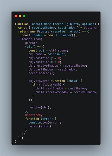 how to use three js in a react app to render a 3d model