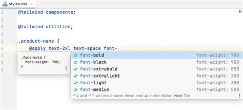 tailwind css—phpstorm